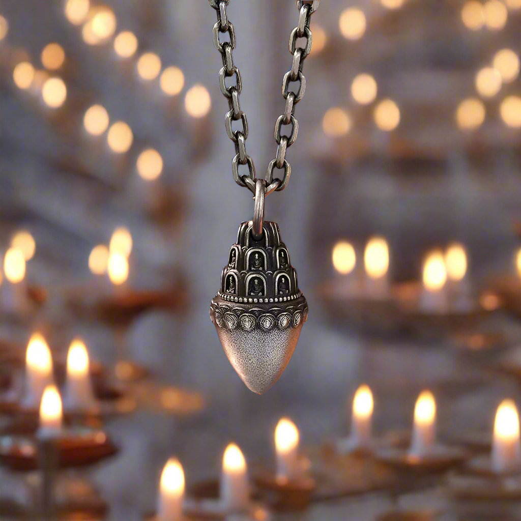 Sacred Stupa Amulet Pendant